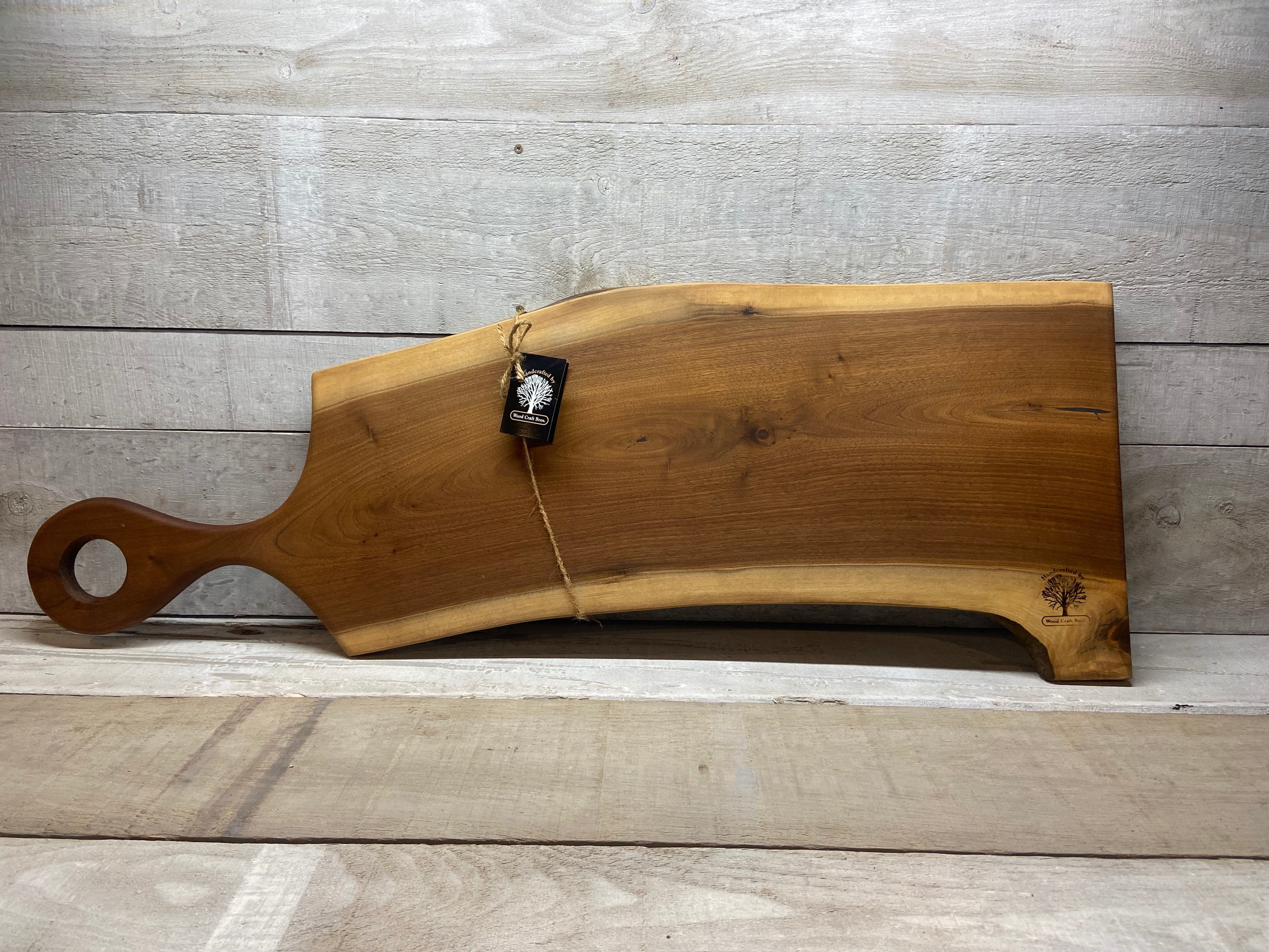 Live Edge Large Serving Board (L409) | Large Wood Charcuterie Board ...